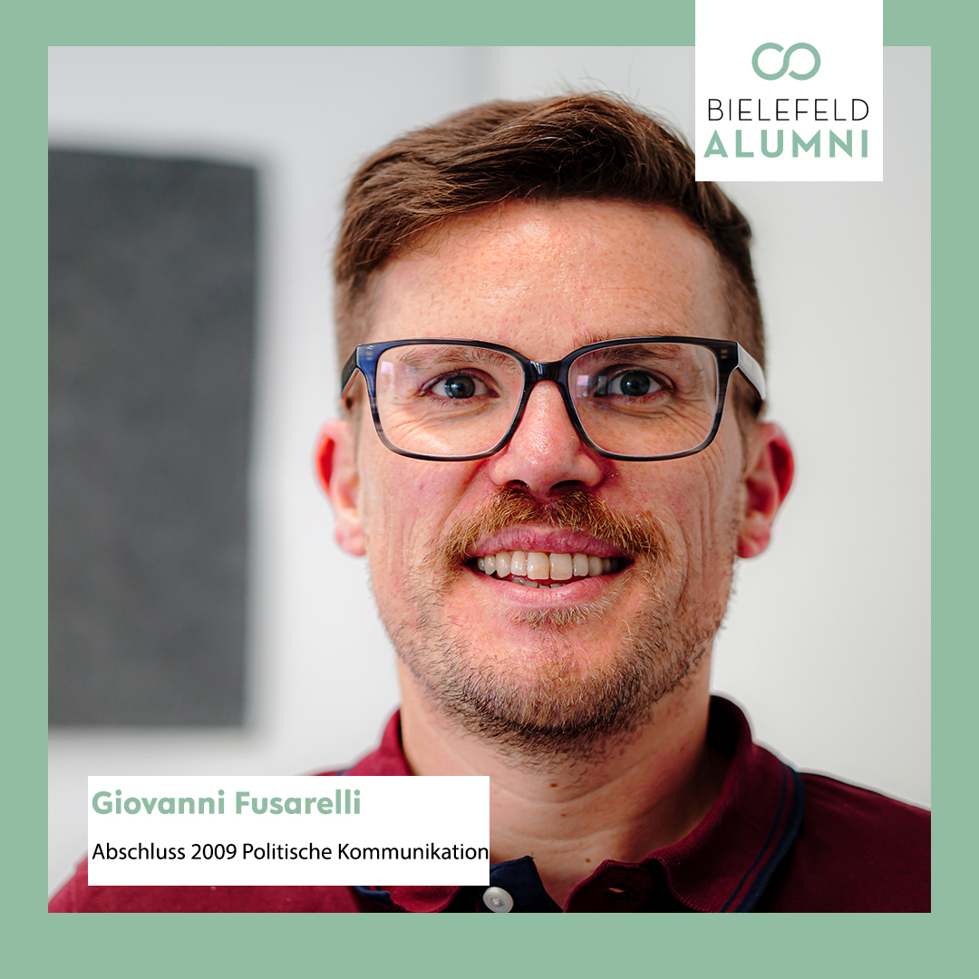 „Alumni im Interview“ mit Giovanni Fusarelli – Aktuell Uni Bielefeld